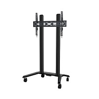 B-Tech BT8564/BB V2 Universele XL Flatscreen Trolley, 1,7 m, Zwart
