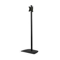B-Tech BT8570/BB Small Flat Single Pole Floor Stand for Screens Up to ...